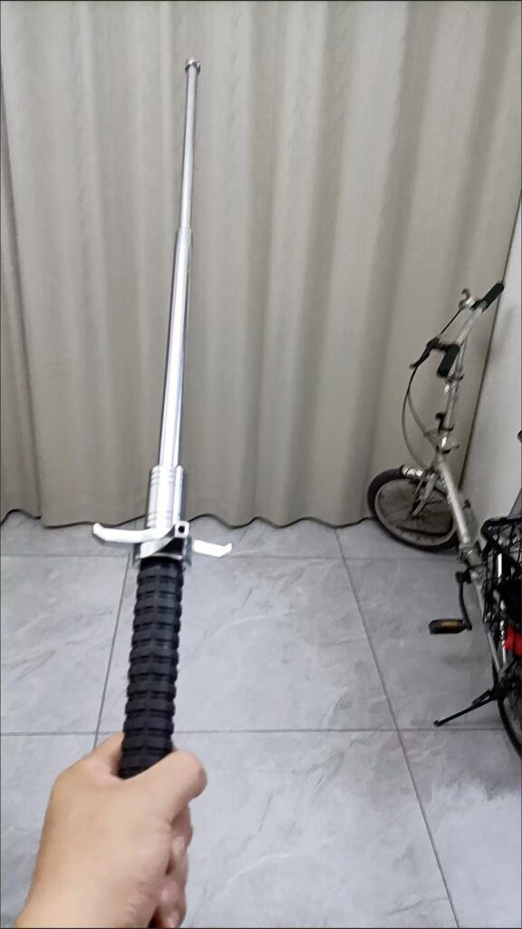 Outdoor multifunctional hiking stick Self-defense telescopic stick ...