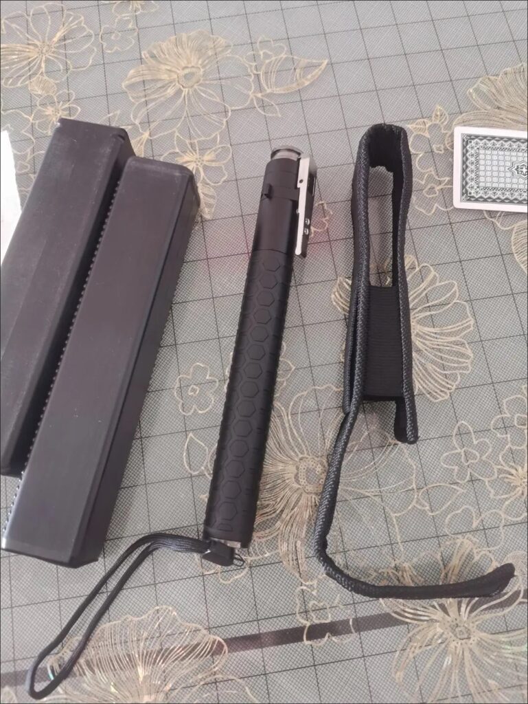 Multi-functional telescopic self-defense stick hiking stick baton ...