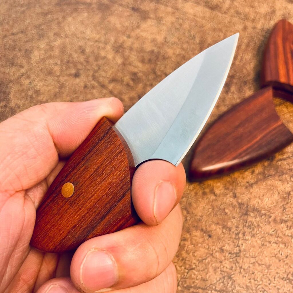 Wooden Fish Pocket Knife Mini Pocket Knife – Kris KnifeStudio